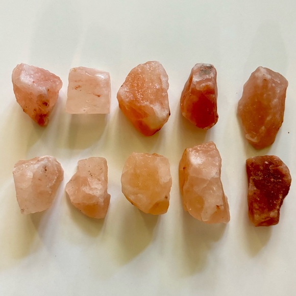 Accents | New Box Of 1 Natural Pink Himalayan Salt Rocks | Poshmark